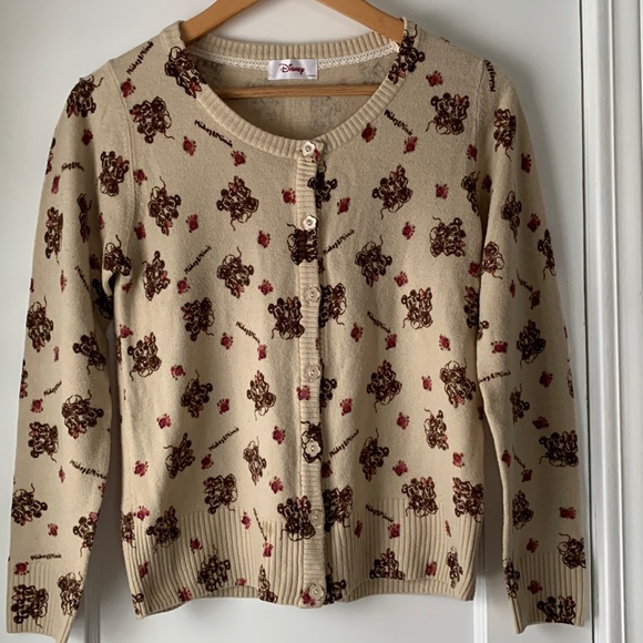 Disney | Sweaters | Disney Cardigan Sweater Floral Xs | Poshmark